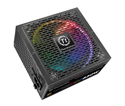 Thermaltake Toughpower Grand RGB 850W 80+ Gold Smart Zero 256-Color RGB Fan Fully Modular Power Supply 10 Yr Warranty PS-TPG-0850FPCGUS-R