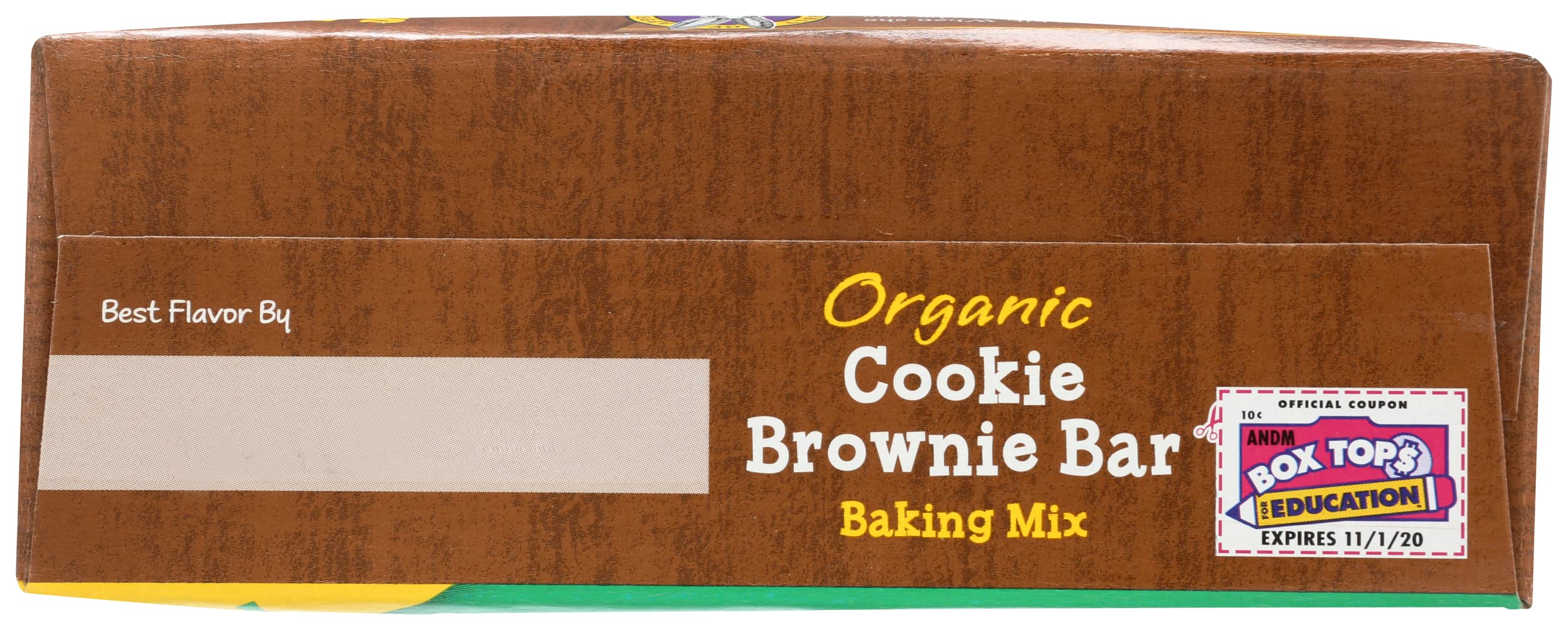Annie's Homegrown Organic Brookie Cookie Brownie Bar Baking Mix, Made With Real Chocolate Chips, 18.4 oz.