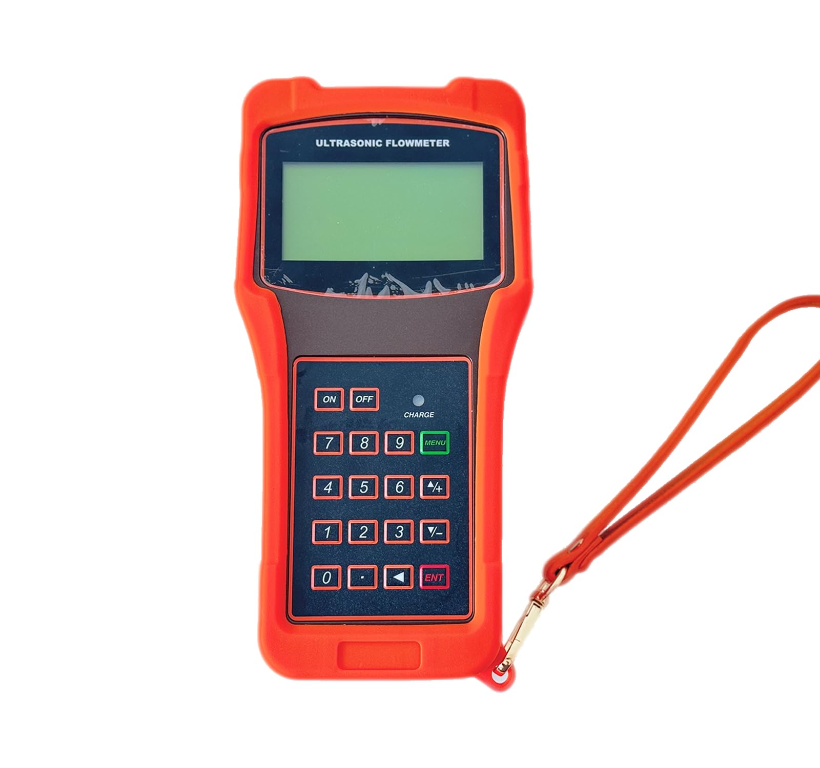 HKNDT TUF-2000H Ultrasonic Flow Meter Flowmeter Water Flowmeter with TM-1 Clamp on Transducer for DN50-700mm Pipe