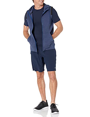 Amazon Essentials Men's 9" Stretch Woven Training Short, Navy, Large