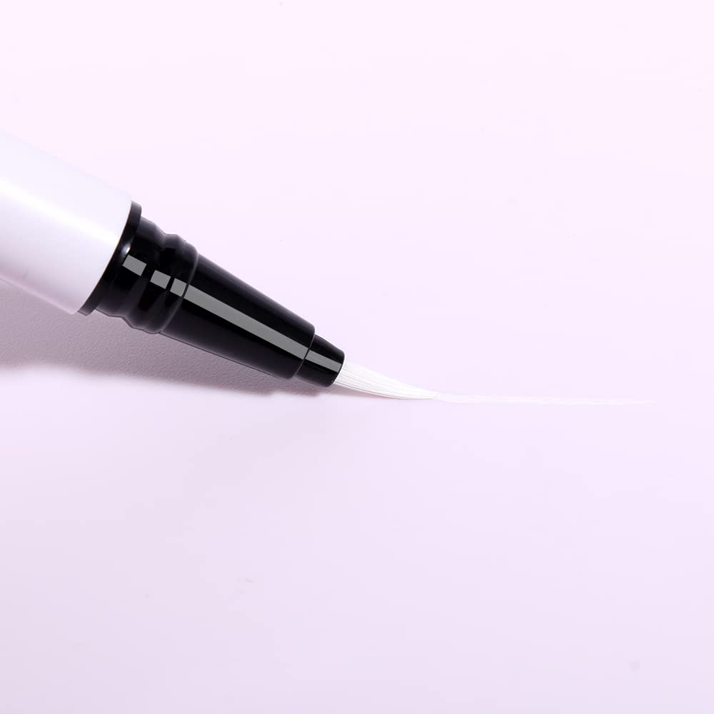 FAEYLI MAKEUP Ultra-Fine Felt-Tip or Microtip Liquid Eyeliner Pen White Waterproof Quick Drying Formula,021 Fl. Oz