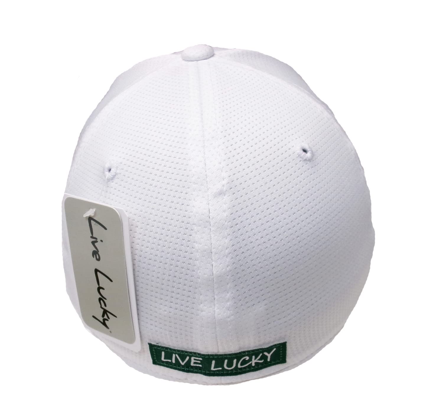 Black Clover New Live Lucky Iron X Jade White/Green Fitted S/M Golf Hat