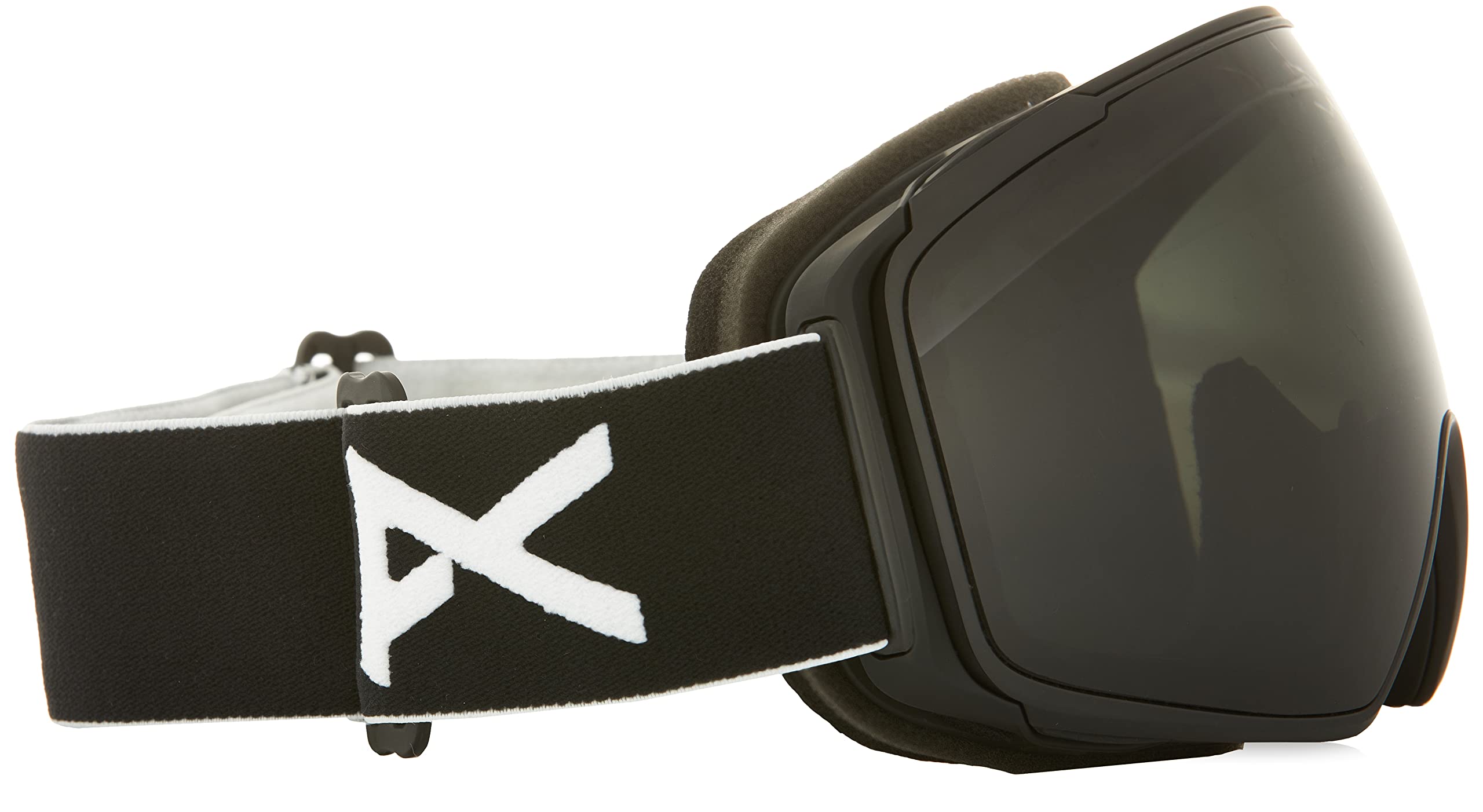 Anon M4S Polarized Toric Goggles + Bonus Lens + MFI face mask, Frame: Black, Lens: Polar Smoke (8% / S4), Spare Lens: Perceive Variable Violet (34% / S2)