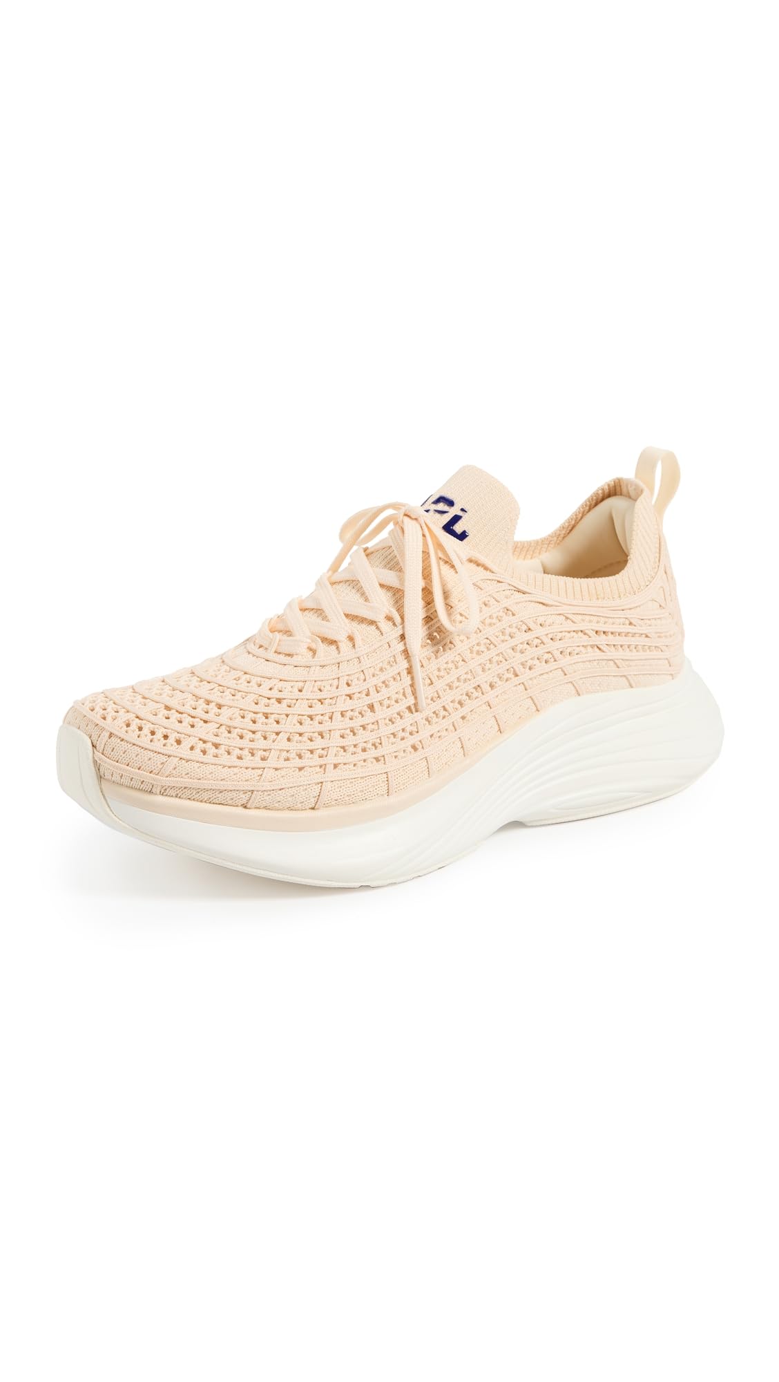 APL: Athletic Propulsion Labs Women's Techloom Zipline Sneakers, Chocolate/Ivory/Ribbed, Brown, 8.5 Medium US