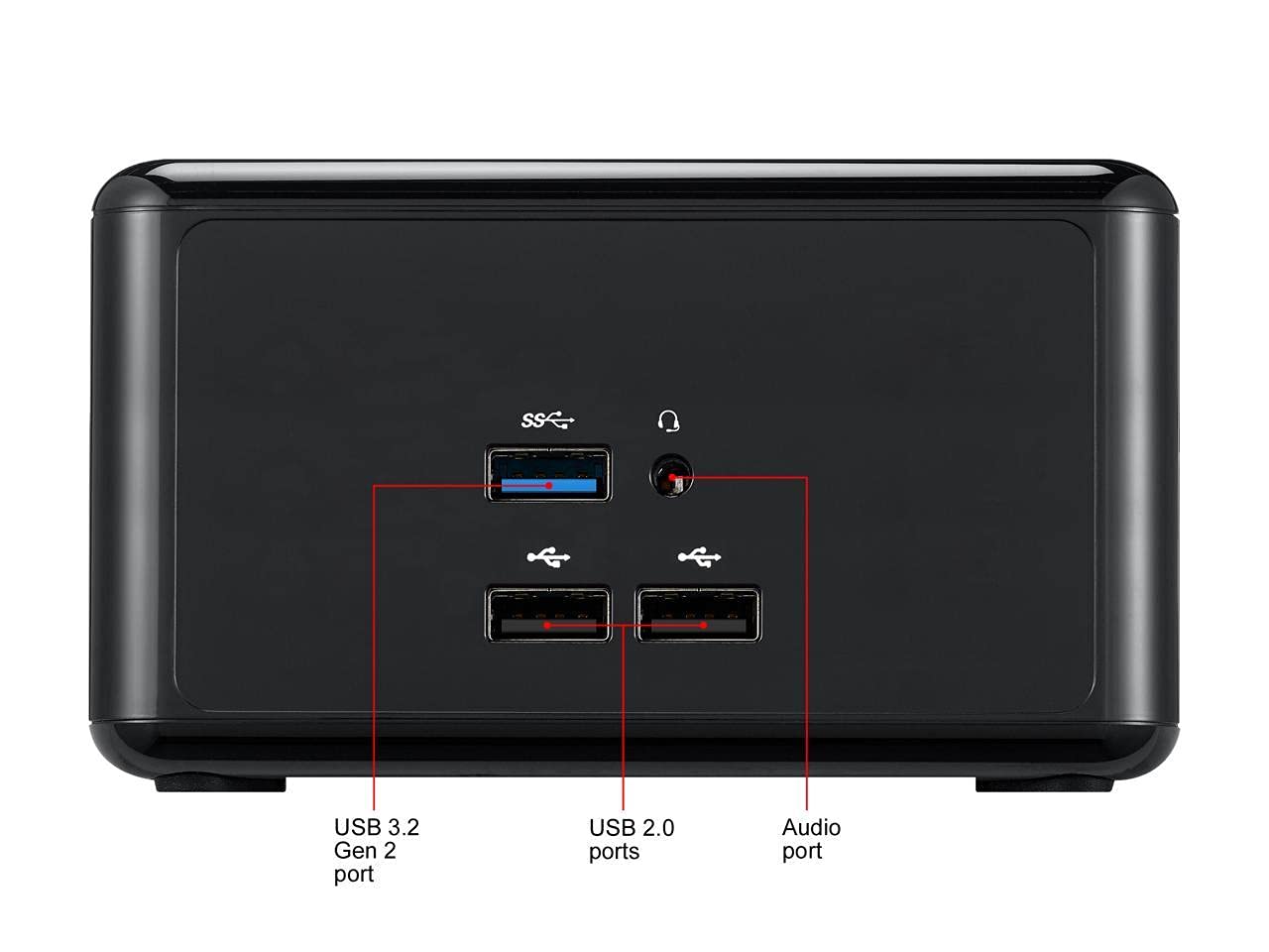 ASRock AMD Ryzen Embedded CPU Barebone SoC Dual GLAN Support Triple Displays Mini/Booksize Barebone System Model 4X4 BOX-V1000M