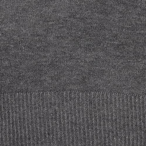 Amazon Essentials Women's Lightweight Crewneck Cardigan Sweater (Available in Plus Size), Charcoal Heather, Medium