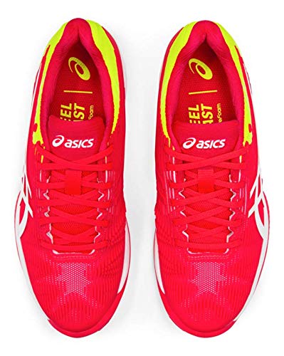 ASICS Women's Solution Speed FF Clay Tennis Shoes, Laser Pink/White, 10 M US