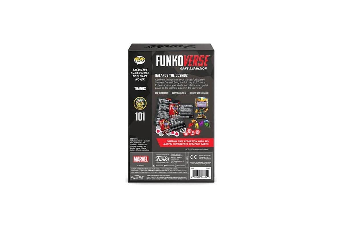 Funko Funkoverse Marvel 101 Thanos Light Strategy Board Game - Ages 10+, 2-4 Players, Collectible Vinyl Figure