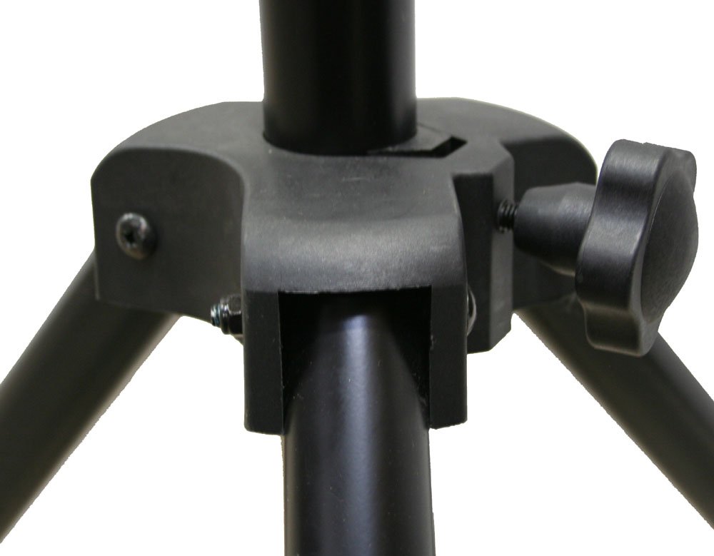 American Sound Connection Pro Audio Mobile DJ Light Stand Multi Arm Lighting T Bar Portable Tripod up to 12 Foot Height