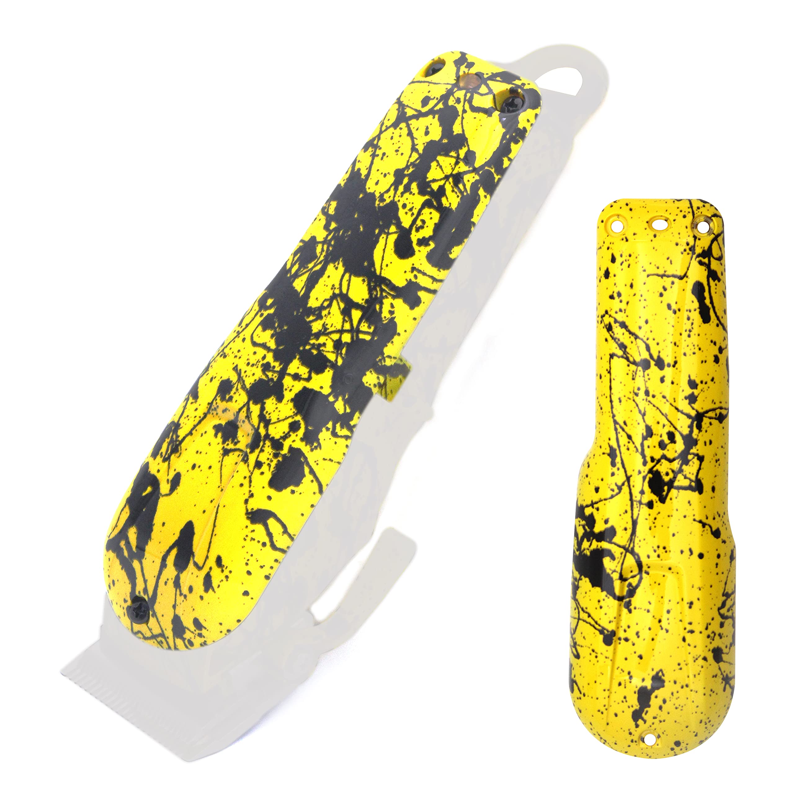 Anrom DIY Hair Clipper Cover, Compatable for Wahl 5 Star Cordless # 8591 Back Cover, Camouflage Yellow