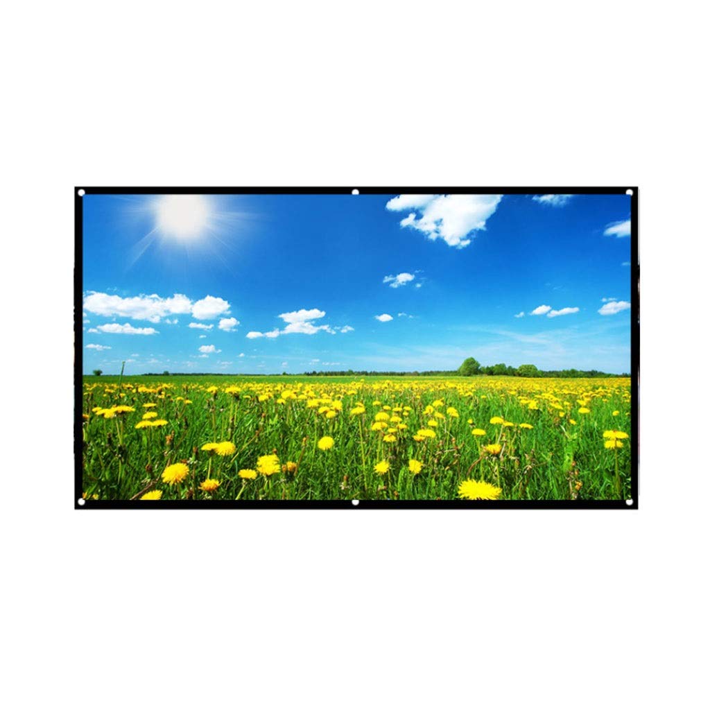 APAINI 120'' Foldable Projector Screen 16:9 Video Projection Screen Wall Mounted Projector Screen for Outdoor House Theater
