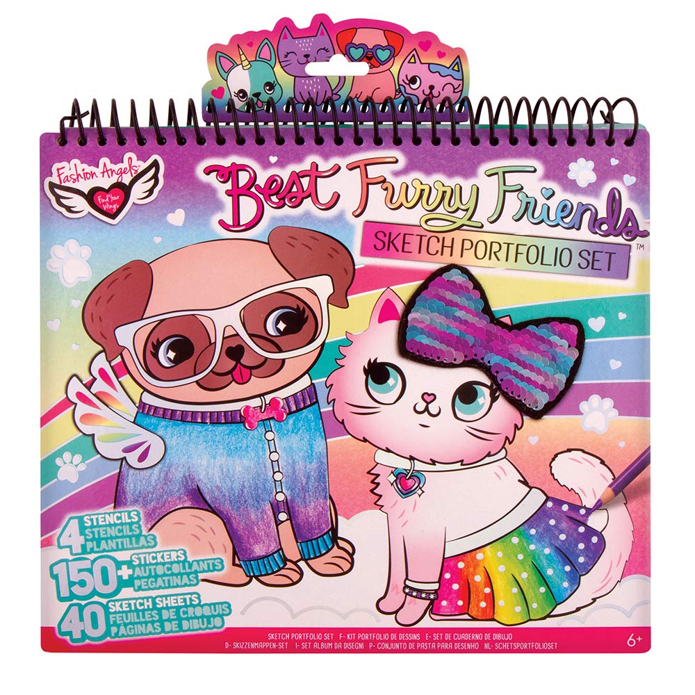 Fashion Angels Pet Lovers Fashion Full Size Sketch Portfolio, Style may vary
