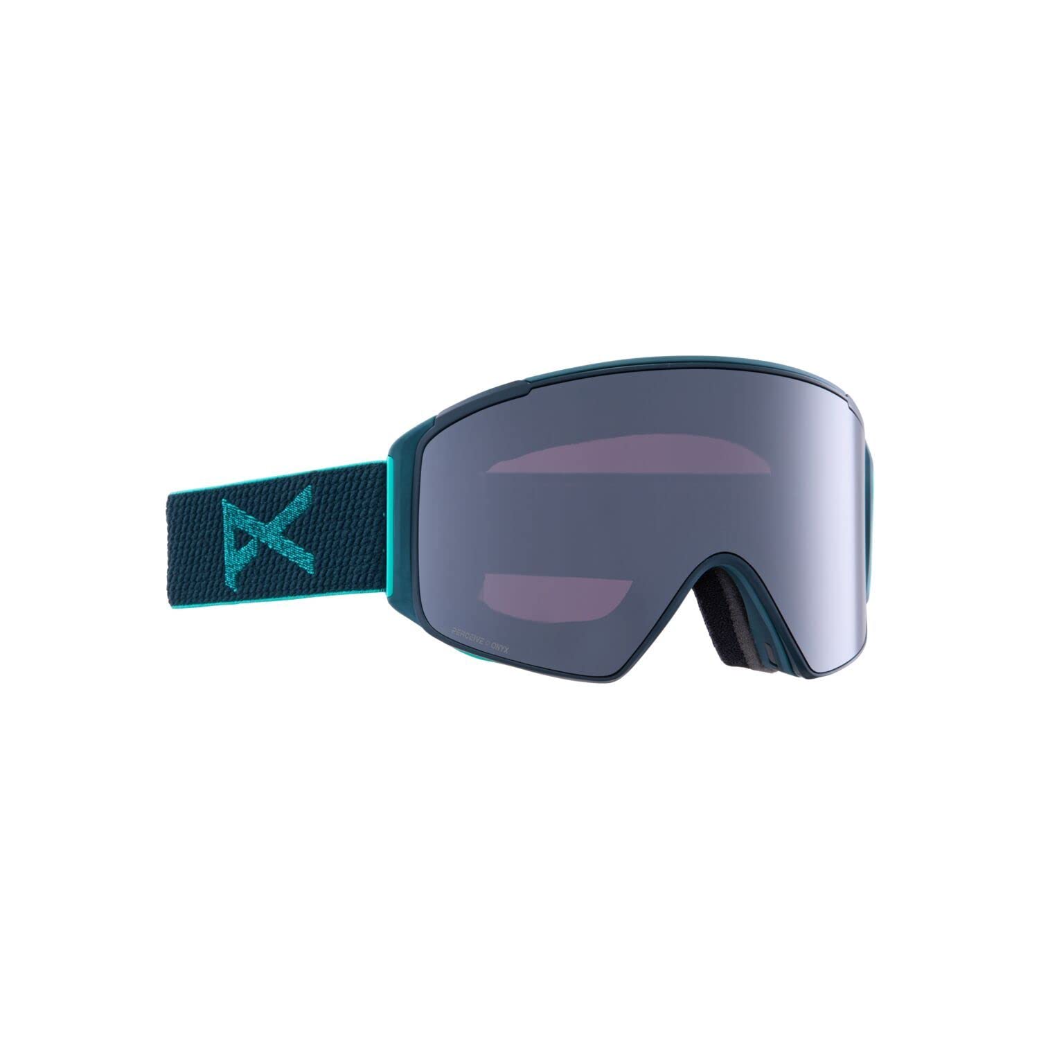 Anon M4S Cylindrical Goggles + Bonus Lens + MFI face mask, Frame: Peacock, Lens: Perceive Sunny Onyx (6% / S4), Spare Lens: Perceive Variable Violet (34% / S2)