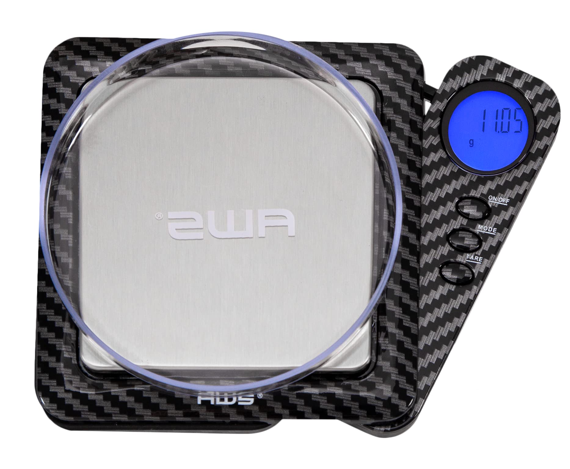 American Weigh Scales Blade Series (Red) Limited Edition Carbonfiber Digital Pocket Scale, Backlit LCD Display150 Gx 0.01 G