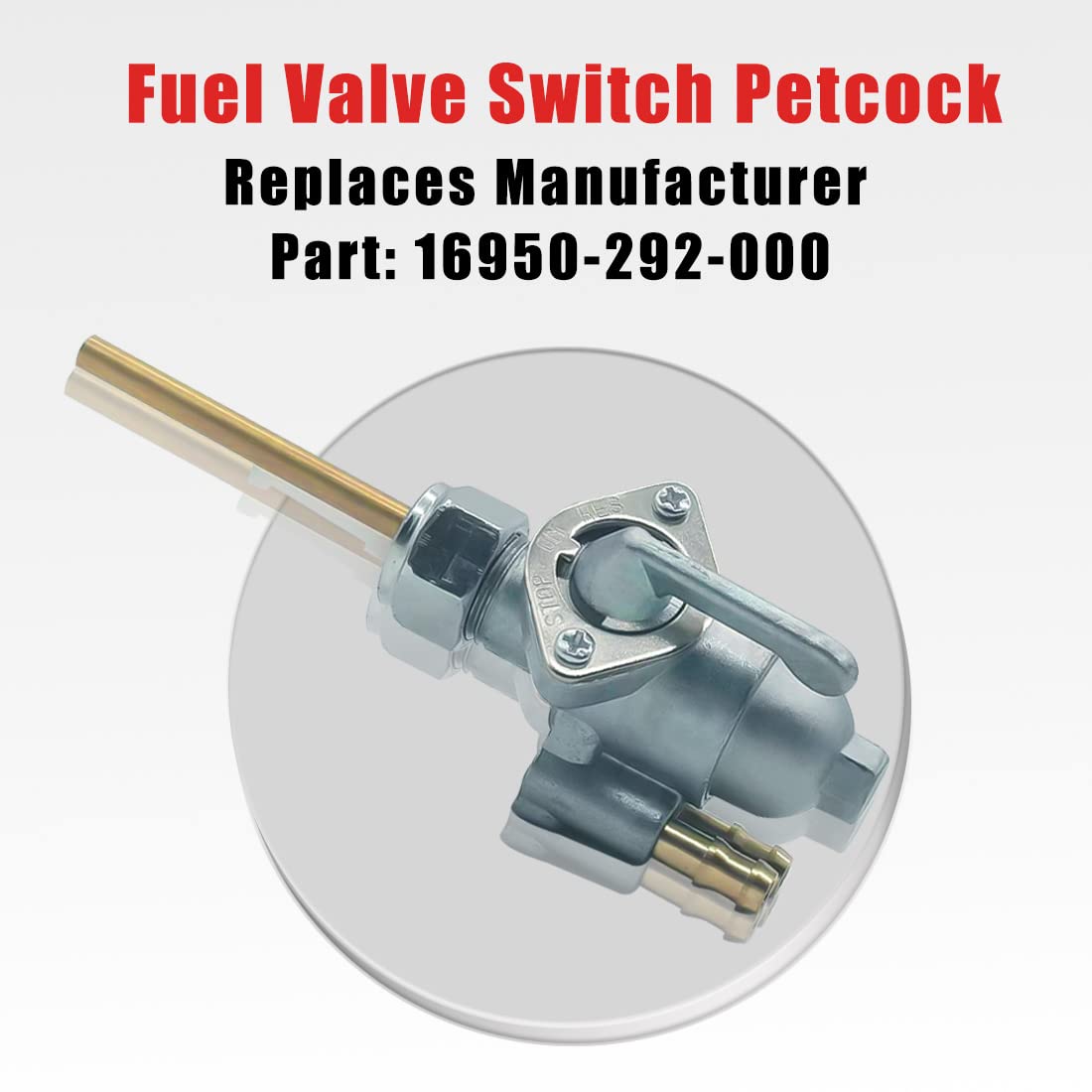Aniro Moto Fuel Valve Petcock Replace for Honda CL175 CB350 CL350 SL350 CB360 CL360 CB450 CL450