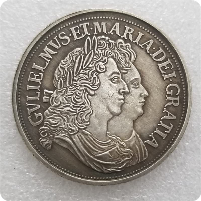 Antique Crafts UK 1616 UK Brass Silver Plated Silver Dollar Collection #1683