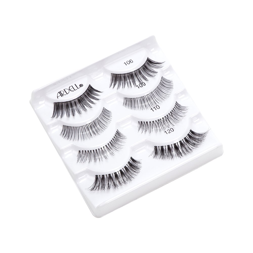 Ardell "Best of" Natural Variety Pack of False Eyelashes, 4 Pairs of Natural Fake Eyelashes