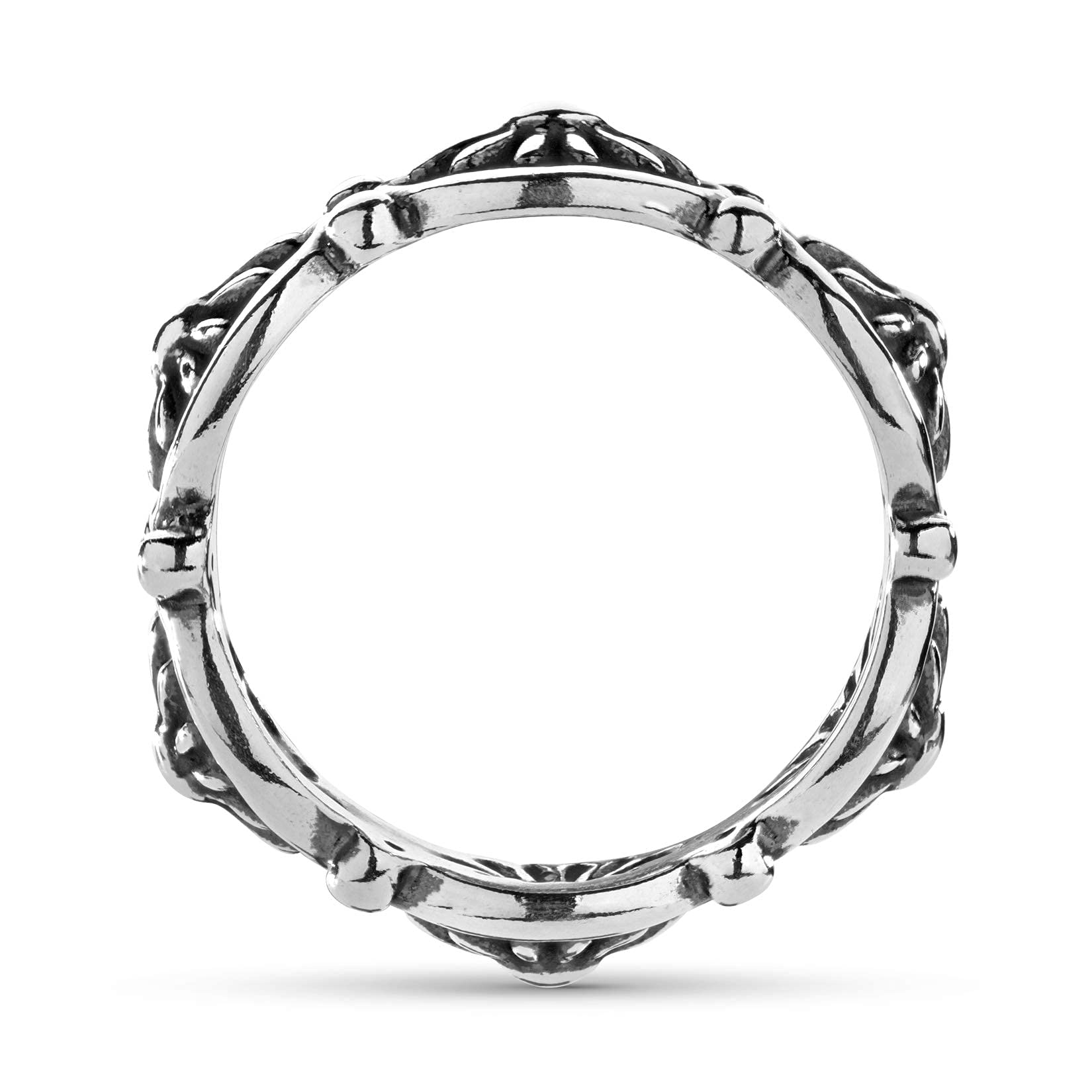 American West Sterling Silver Women's Ring Concha Design Size 6