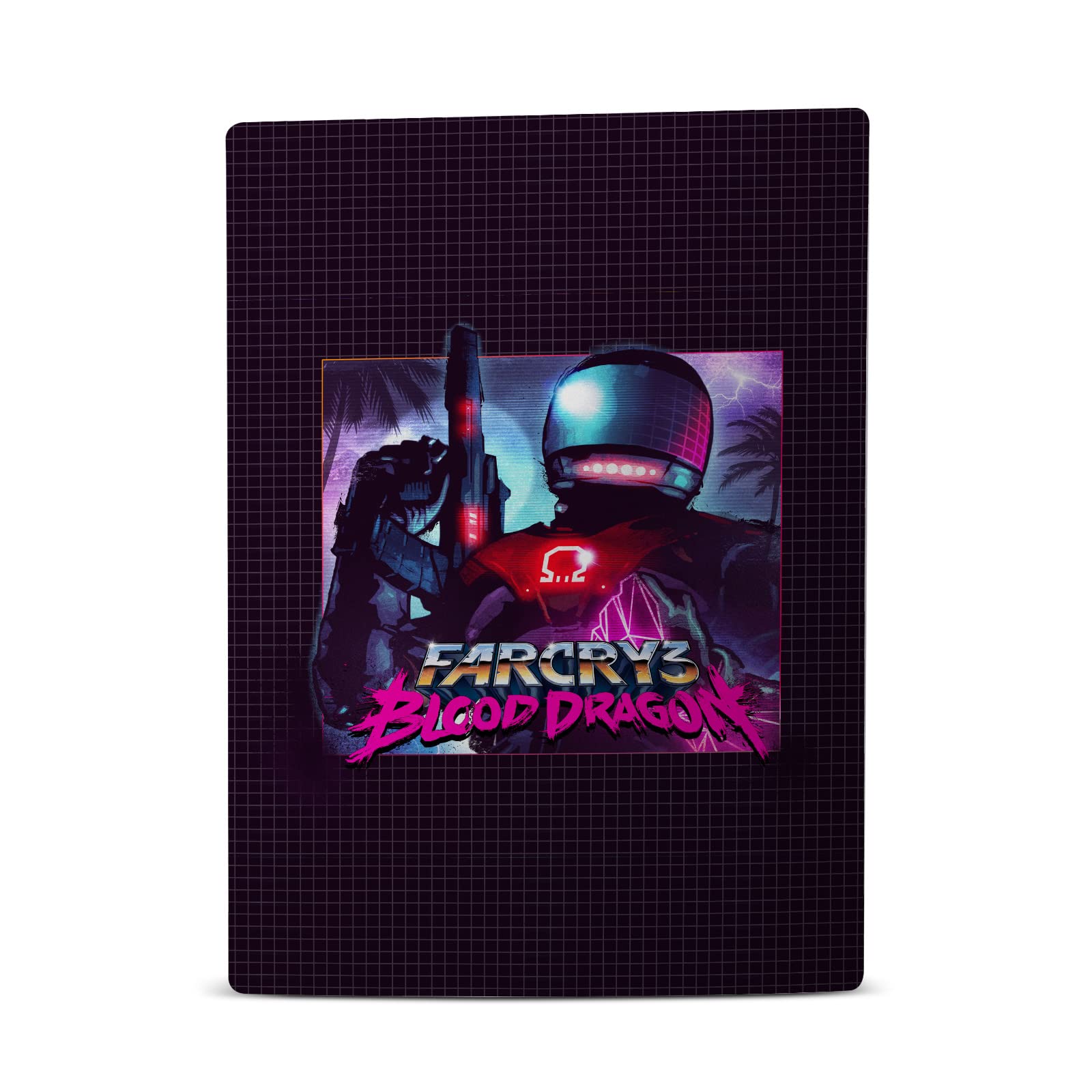 Head Case Designs Officially Licensed Far Cry 3 Blood Dragon Key Art Omega Vinyl Faceplate Sticker Gaming Skin Decal Compatible With Sony PlayStation 5 PS5 Disc Edition Console & DualSense Controller