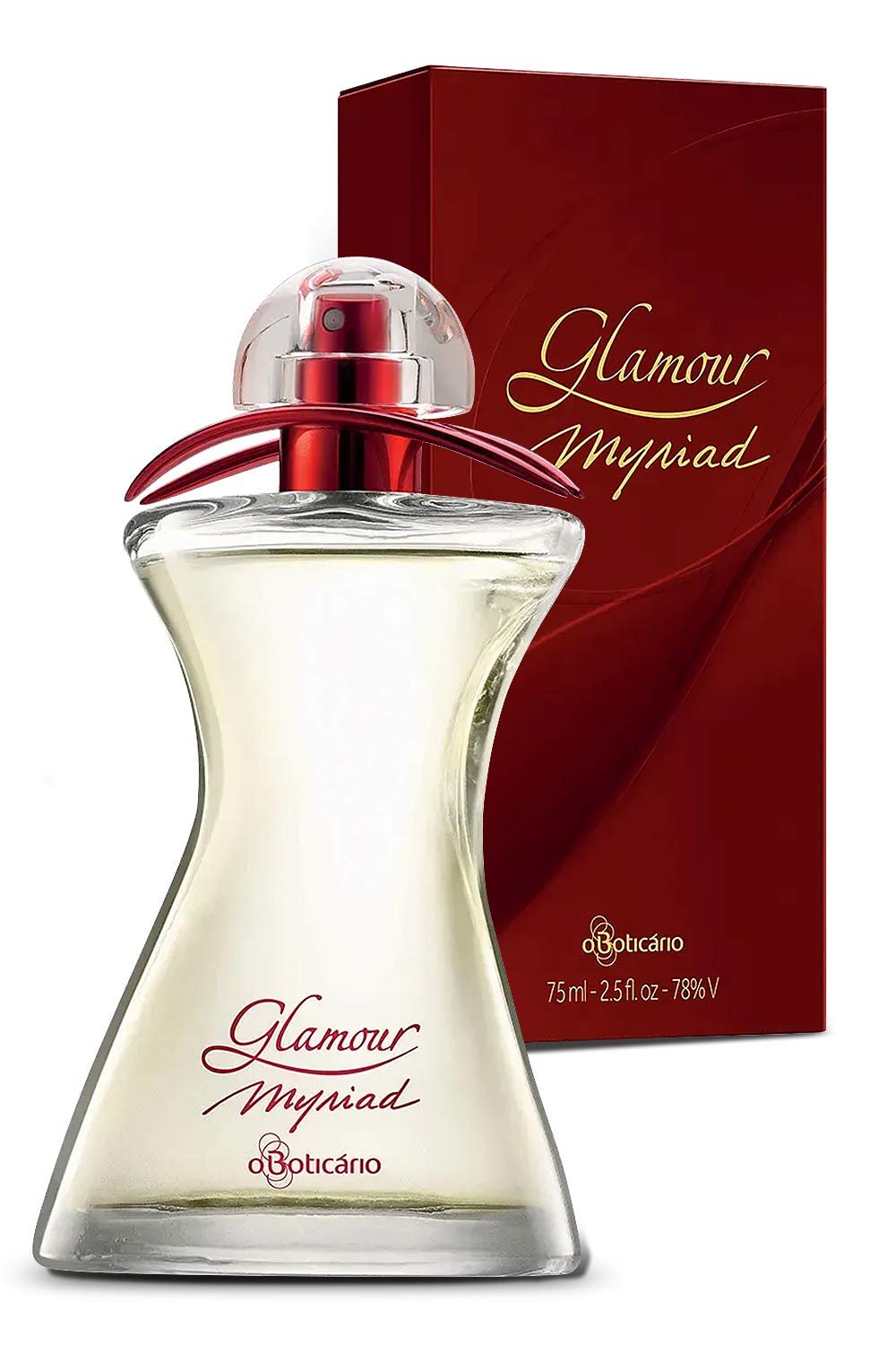O Boticário Glamour Myriad Eau de Toilette | Long-Lasting, Floral and Woody Fragrance Perfume for Women, 2.5 Ounce