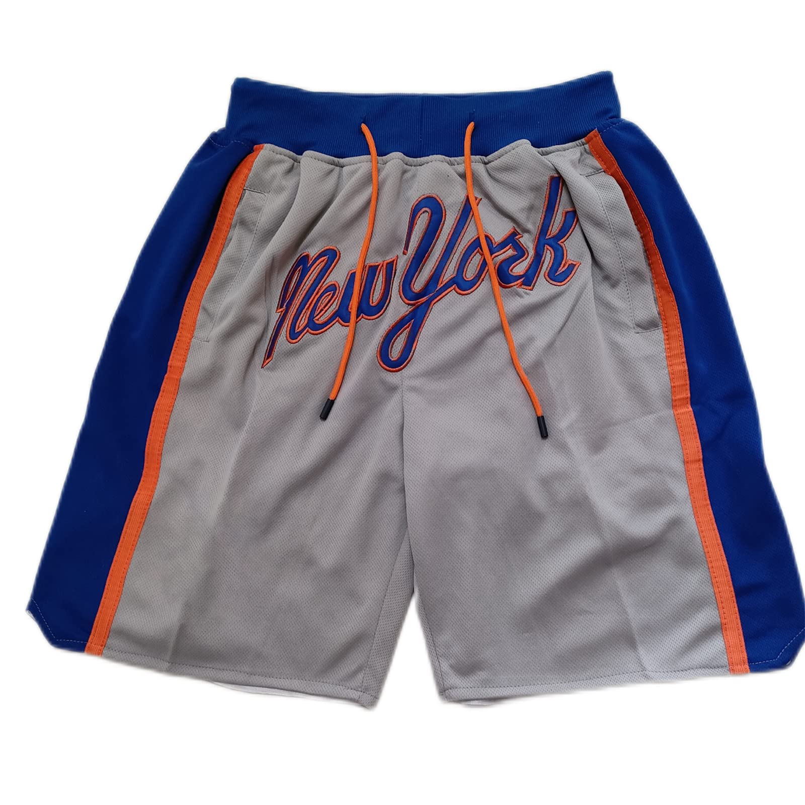 Basketball Shorts Men,Mens Basketball Athletic Shorts with Pockets,Gym Mesh Quick Dry Fans Activewear Grey