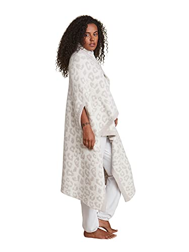 Barefoot Dreams CozyChic Ultra Lite Barefoot in the Wild Pashmina, Women’s Wrap, One Size, Cream/Stone