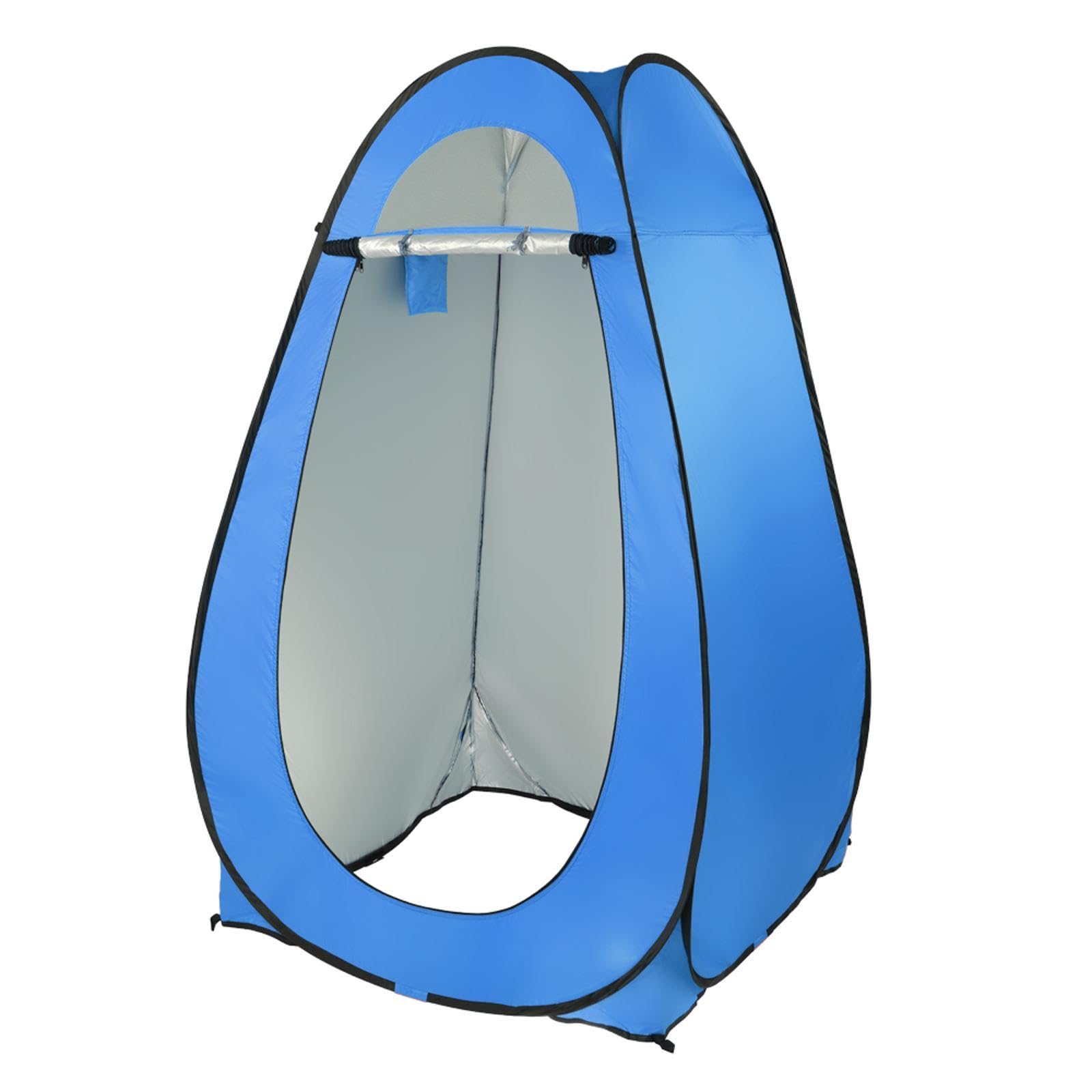 APDYNE 1-2 Person Portable Pop Up Toilet Shower Tent Changing Room Dressing Tent Camping Shelter Blue
