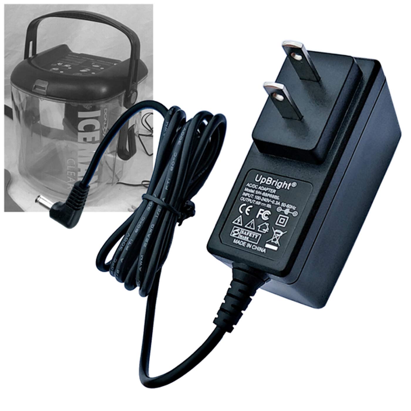 UpBright 8.5V AC/DC Adapter Compatible with AOEM ADS010C-W085090 13-4882-0-00000 134882000000 Donjoy Iceman Don Joy Ice Man Clear 3 Clear3 Cold Wrap Therapy 8.5VDC 900mA 0.9A 1A Power Supply Charger