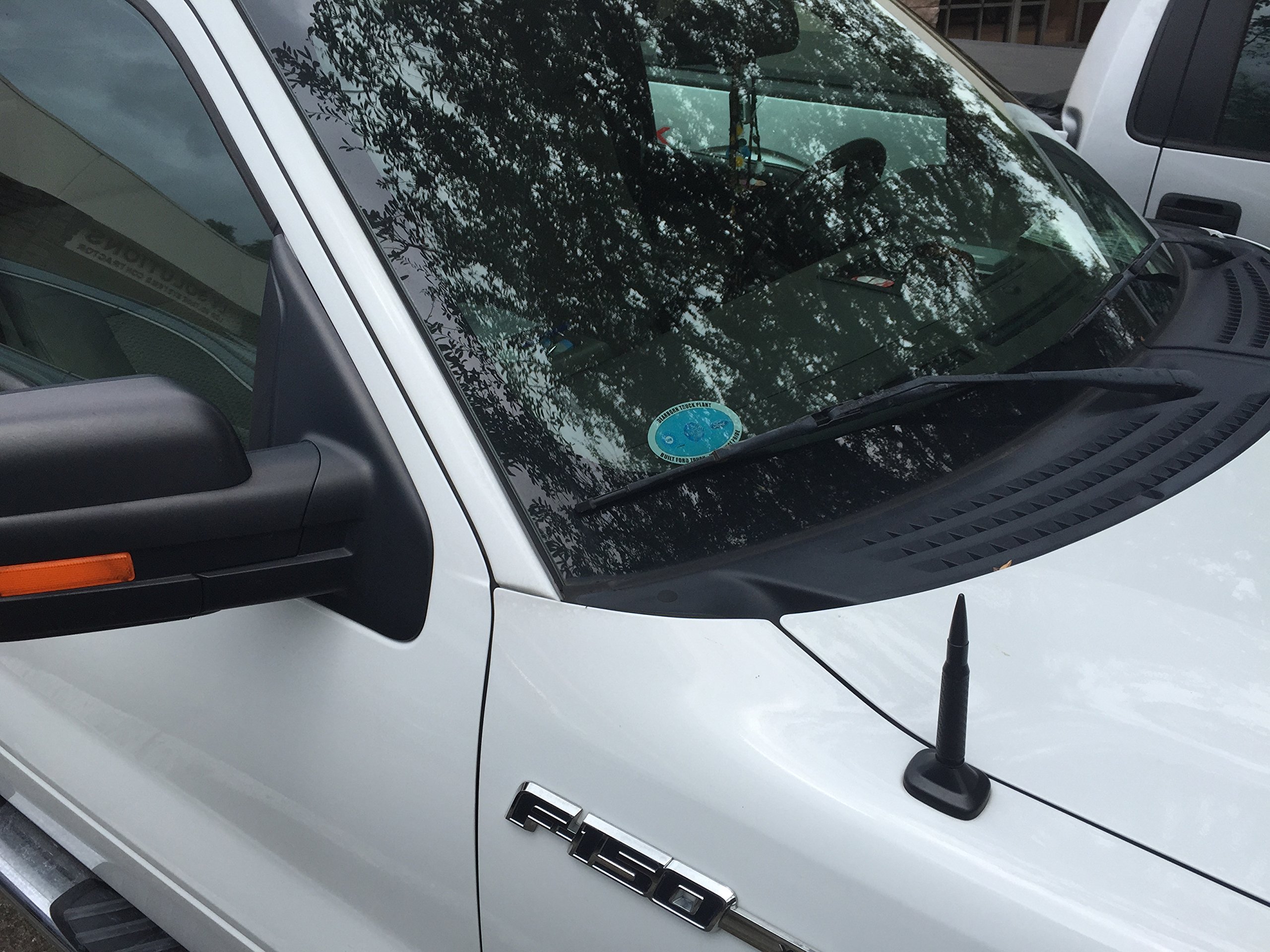 AntennaX 50 Cal Black Bullet (5.5-inch) Ammo Antenna for Ford F250