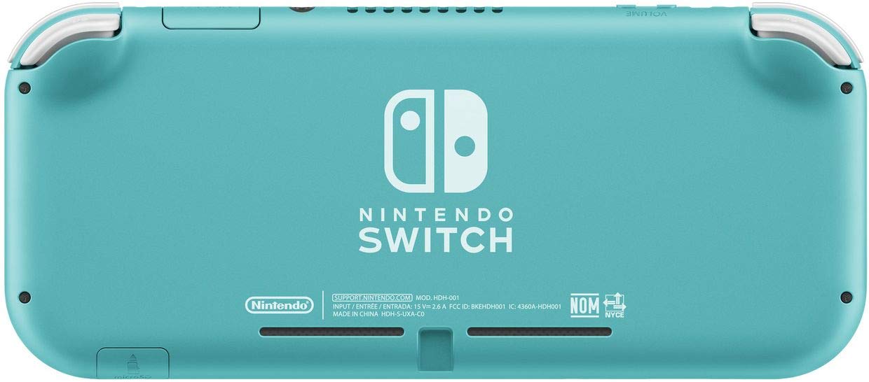 GALLIUMPI Newest Nintendo Switch Lite - Turquoise Game Console, 5.5” LCD Touch 1280x720 Screen, Built-in +Control Pad, WiFi, Bluetooth 10-in-1 Bundle
