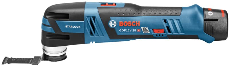 Bosch GXL12V-270B22-RT 12V MAX Brushless Lithium-Ion Cordless Starlock Oscillating Multi-Tool and Chameleon Drill Driver with 5-in-1 Flexiclick System Combo Kit (Renewed)