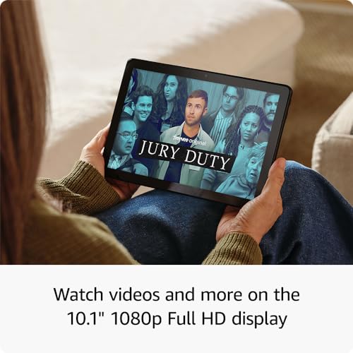 Amazon Fire HD 10 tablet, built for relaxation, 10.1" vibrant Full HD screen, octa-core processor, 3 GB RAM, latest model (2023 release), 32 GB, Ocean