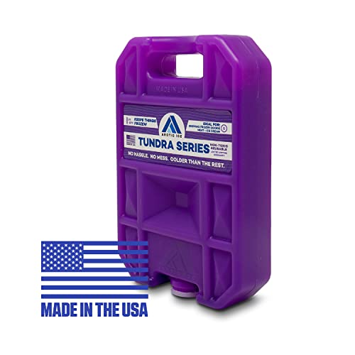 ARCTIC ICE Tundra Series, Long Lasting Reusable Ice Pack, Purple, Large, 2.5 lb