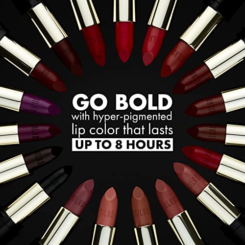 Milani Bold Color Statement Matte Lipstick - I Am Smart (0.14 Ounce) Vegan, Cruelty-Free Bold Color Lipstick with a Full Matte Finish