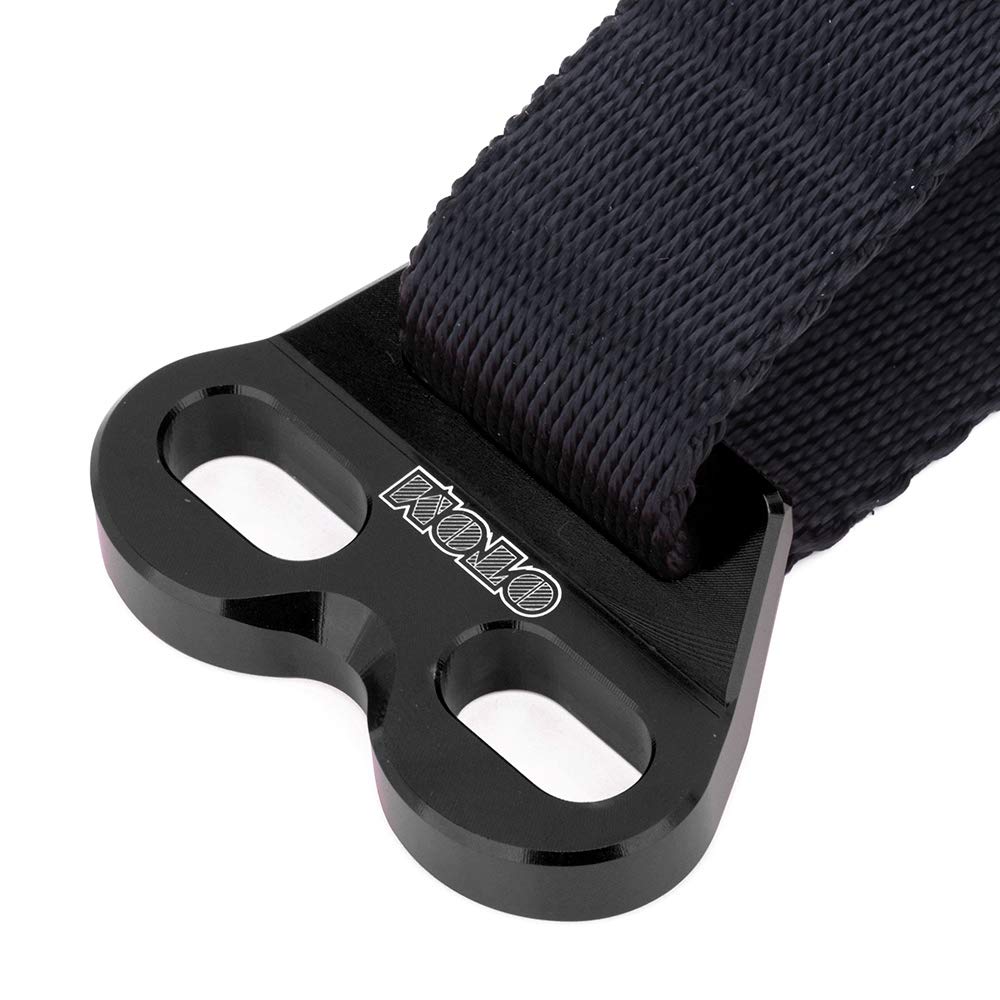 AnXin Rescue Traction Strap Pull Sling Belt Safety Accessories Universal for Most of Motorcycle Dirt Bike Pit Enduro Black