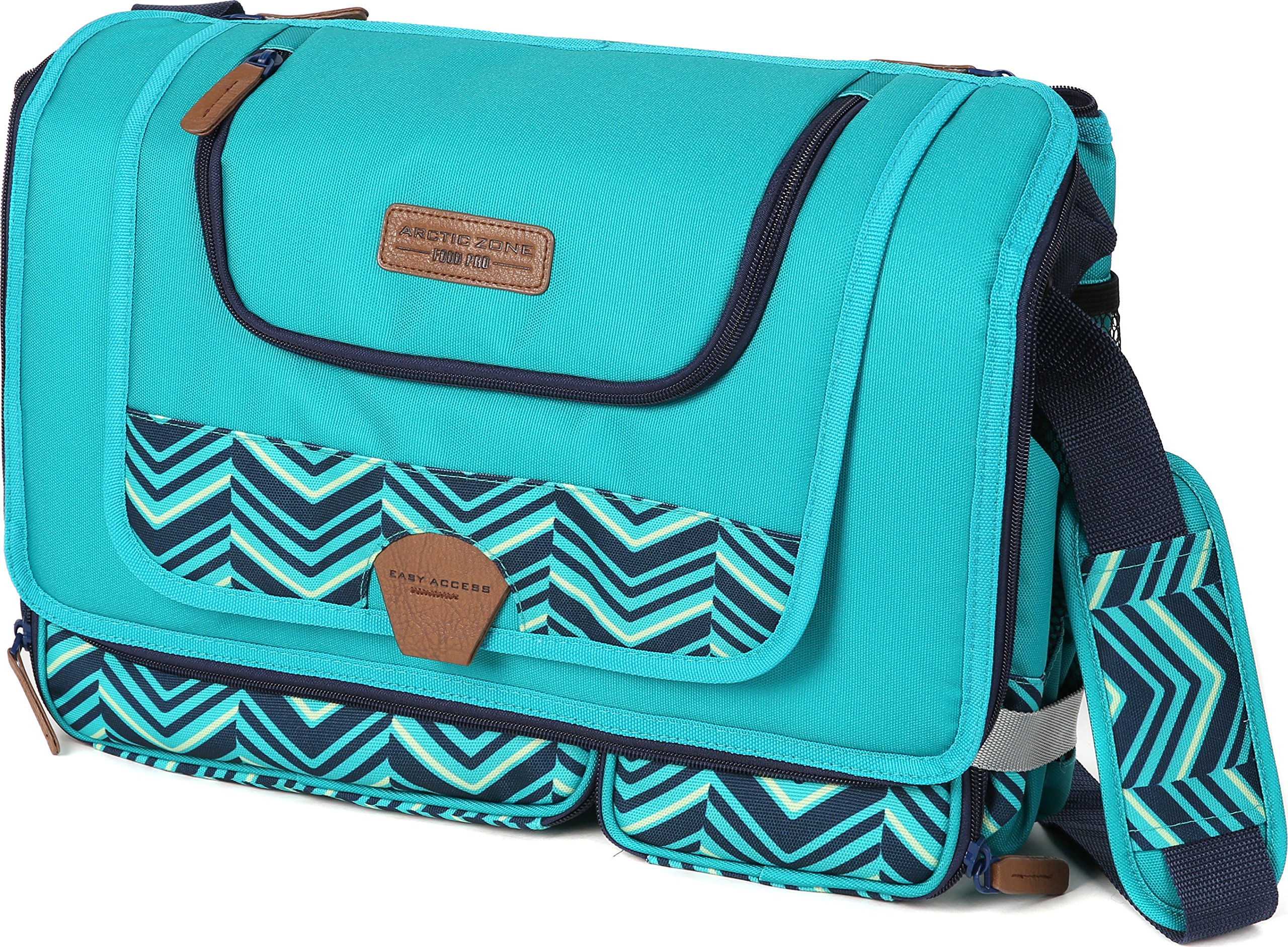 Arctic Zone Hot/Cold Insulated Collapsible Picnic Cooler and Picnic Satchel