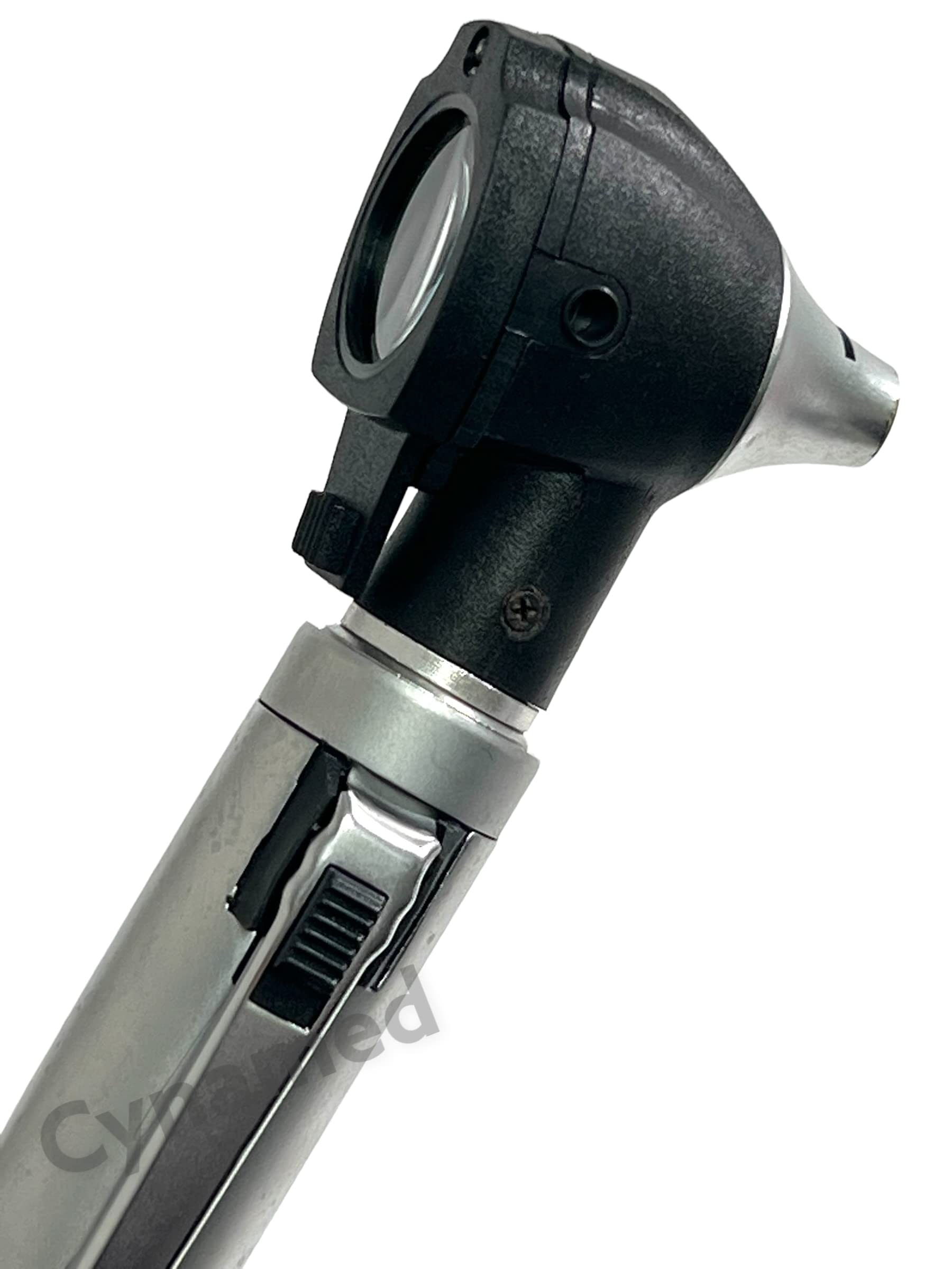 Cynamed Otoscope - Ear Scope with Light, Ear Infection Detector, Pocket Size (Black)