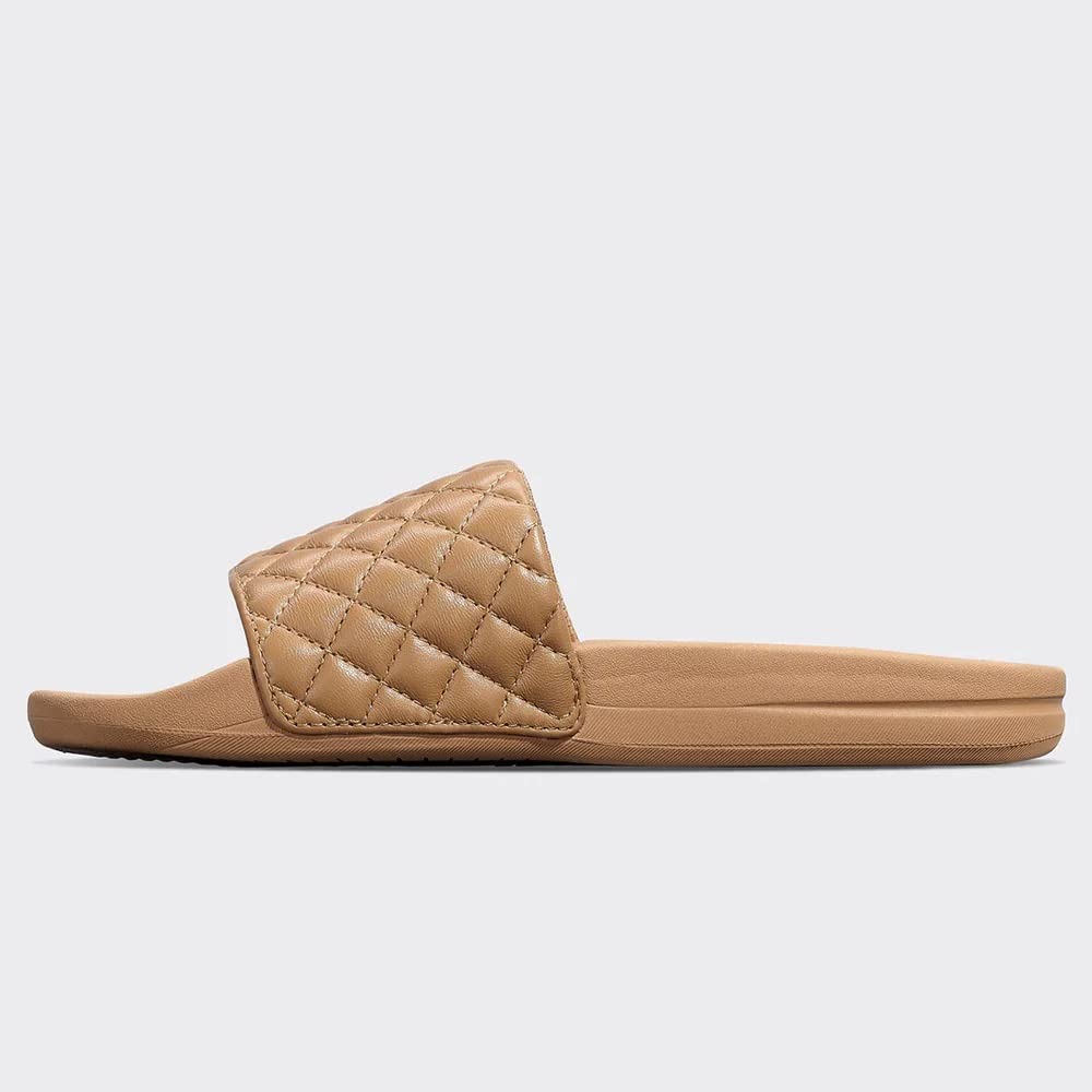 APL: Athletic Propulsion Labs Women's Lusso Slide, Tan, 7