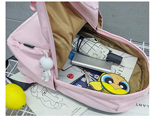LUO New Hello Kitty Large Capacity Embroidered PU Women's Shoulder Messenger Bag Handbag Casual Bag Purse LB-715898, Pink