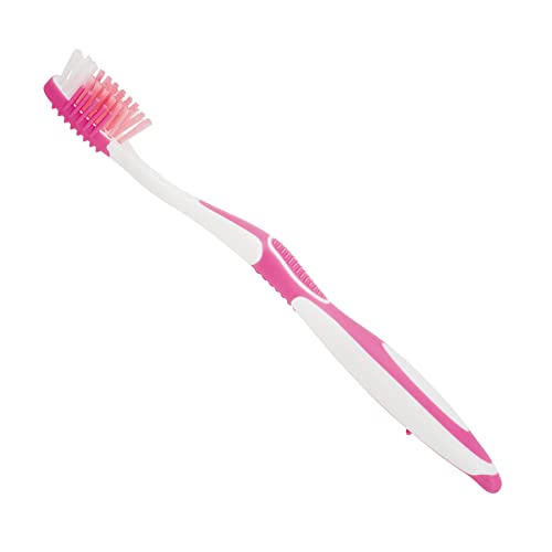 SmileGoods A351 Toothbrush, 35 Tuft, Soft Bristle, Individually Packaged Toothbrushes, Assorted Colors, Bulk Pack of 72