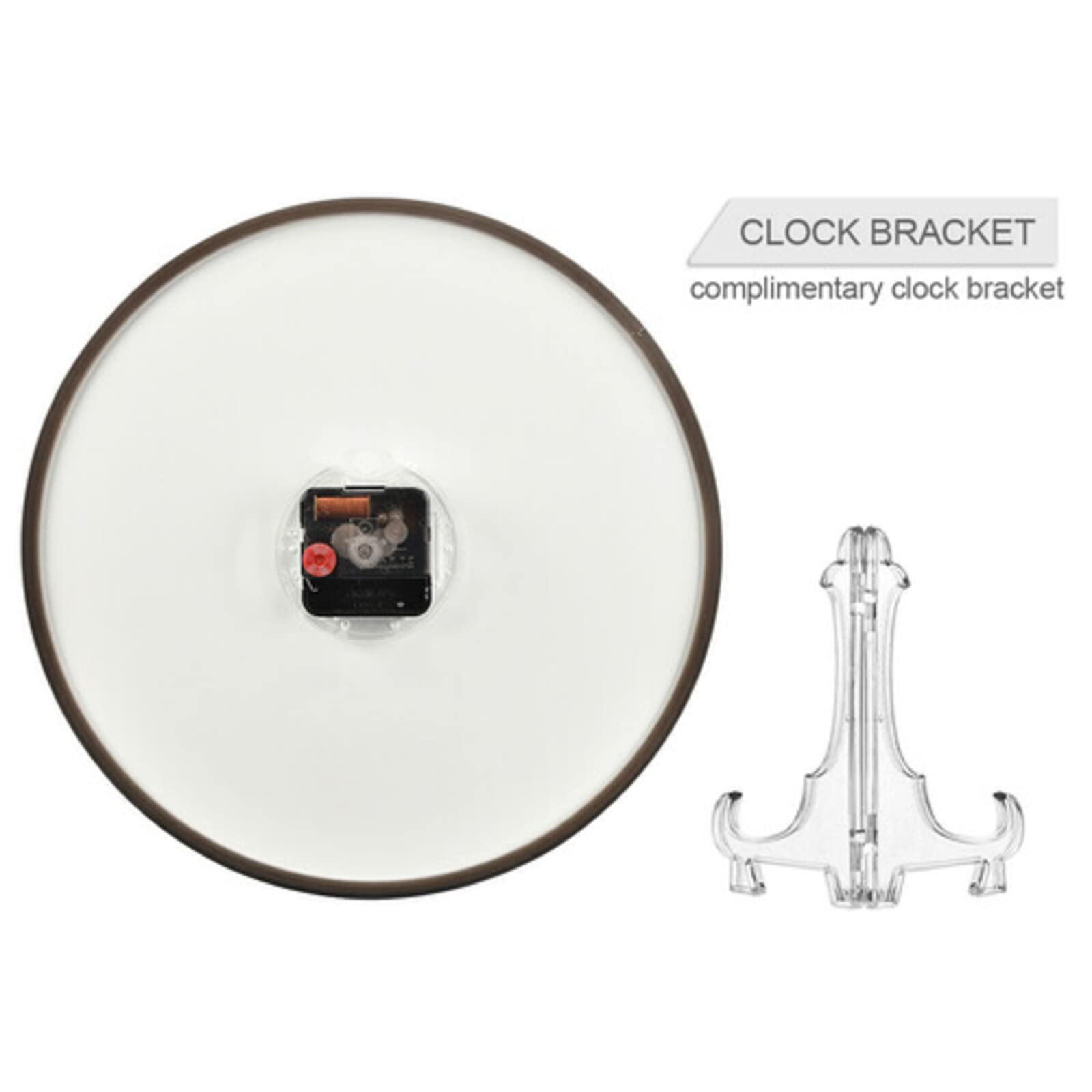 Gamer Work Space Concept Scrapbook Mouse, Keyboard, Joystick, Headset Wall Clock, Silent Non-Ticking Easy to Read Round Decorative Acrylic Wall Clock Art, for Living Room Home Office School 9.5 Inch