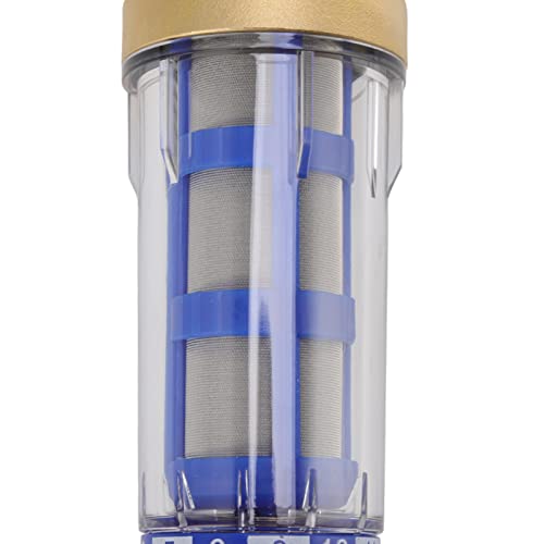 Atyhao Whole House Spin Down Sediment Water Filter,Refined Copper Head Spin Down Sediment Prefilter Spin Down Sediment Prefilter Kit