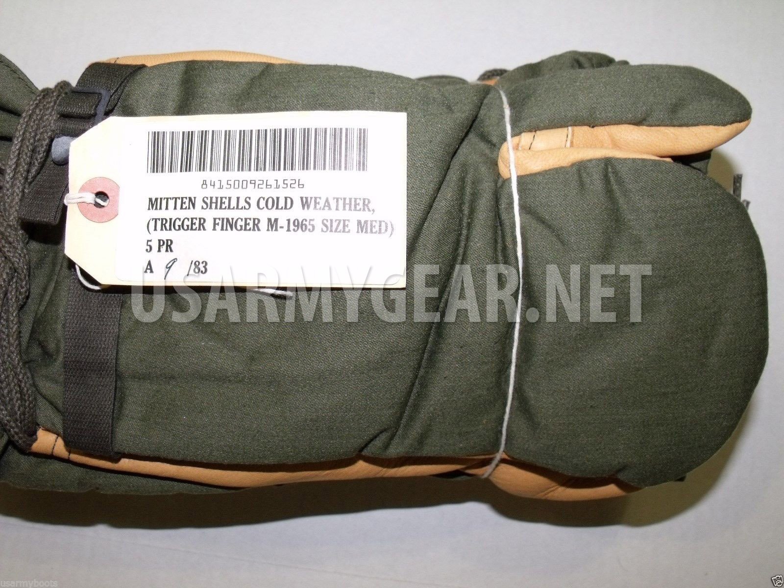 Army Cold Weather Military Trigger Finger Hunting Sniper Gloves Mitten Insert L Large