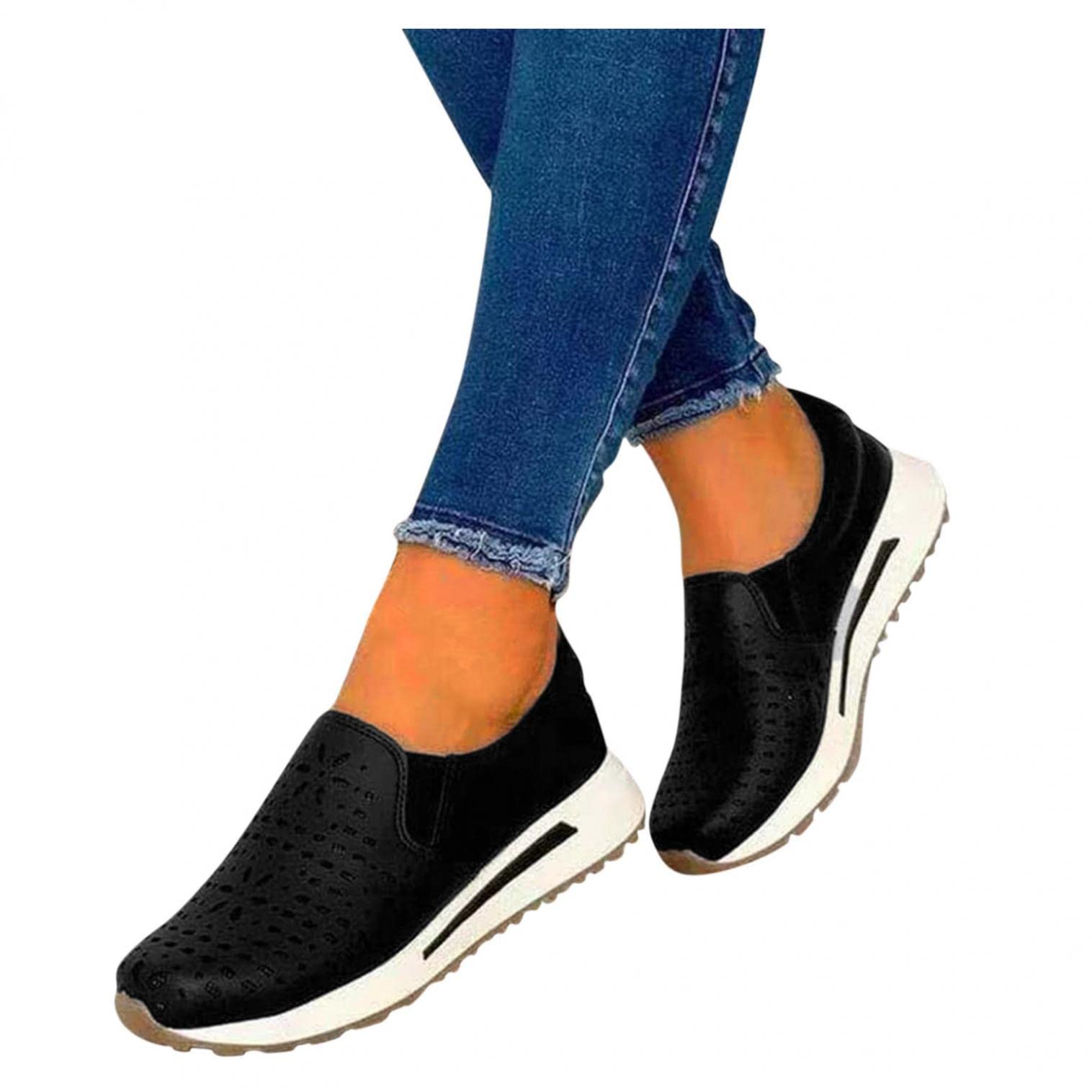 AODONG Women Shoes Sneakers Wedge Sneakers for Women Chunky Sneakers for Women Running Shoes for Women Fashion Comfy Walking Shoes Outdoor Sneaker Sport Shoes