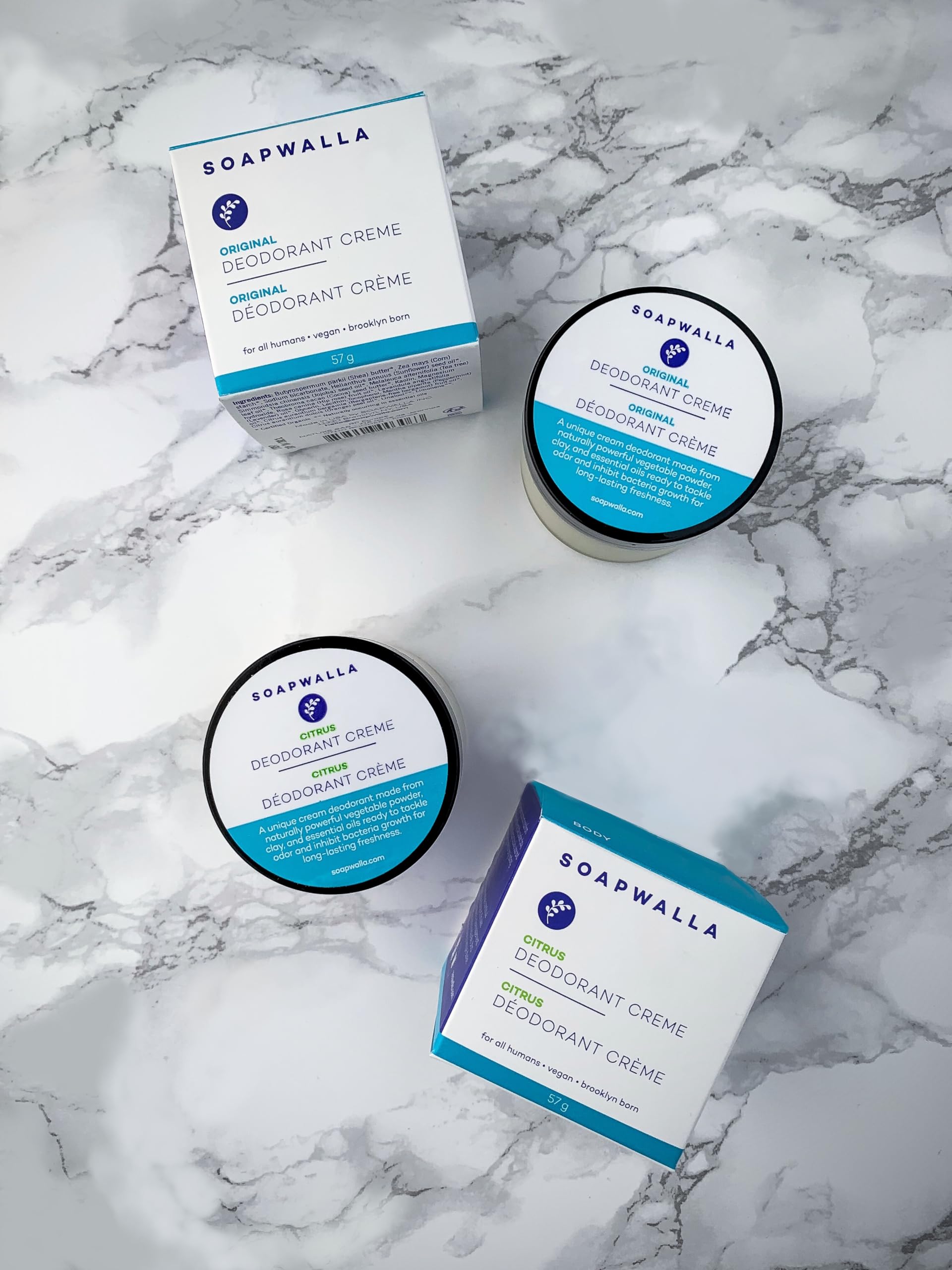 Soapwalla - Natural Aluminum-Free Deodorant Cream (Original) | Vegan, Cruelty-Free, Clean Skincare (Full Size, 2 oz | 57 g)