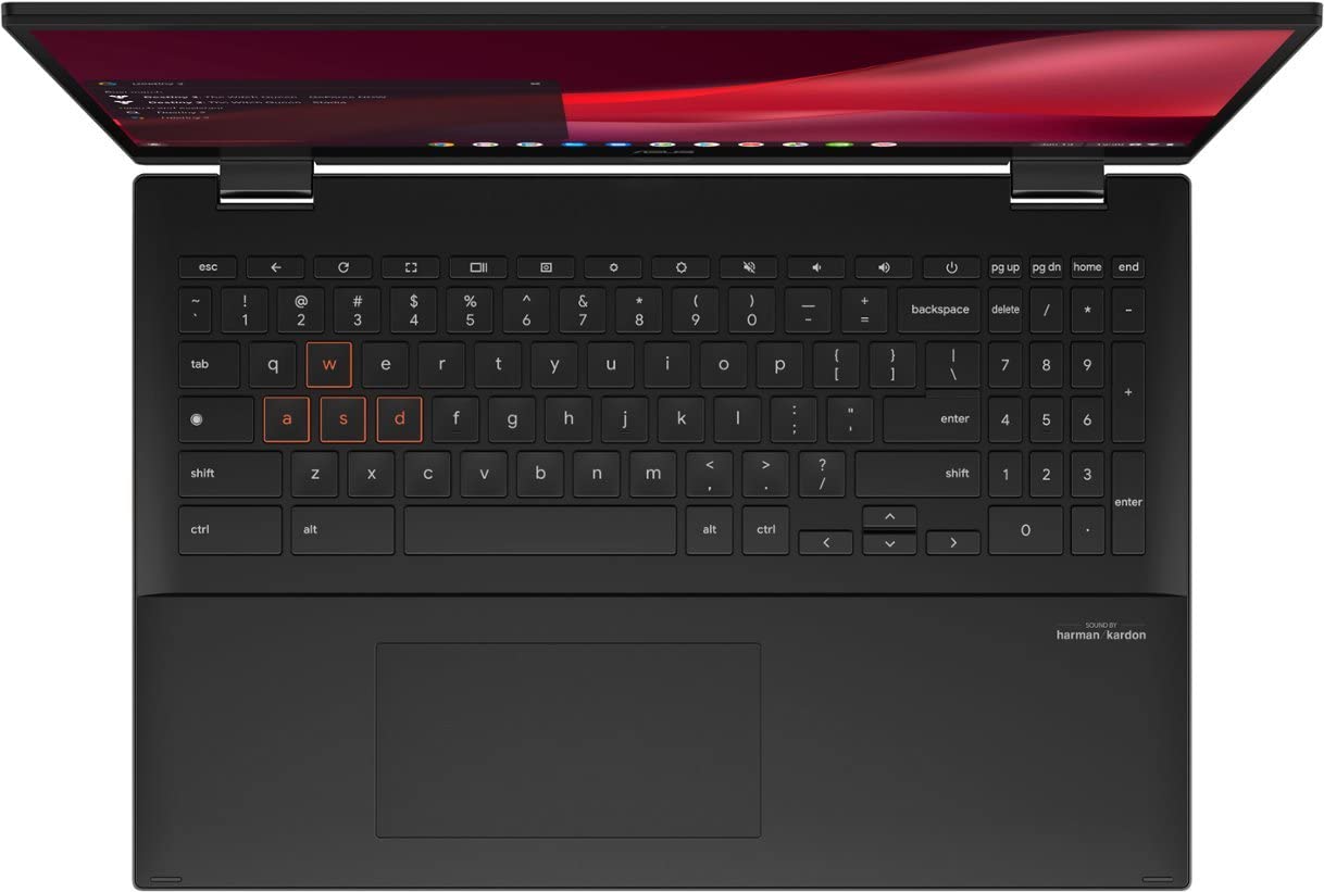 ASUS Cloud Gaming Chromebook Vibe CX55 Flip 15.6" Touchscreen 144Hz FHD 2-in-1 Laptop Computer, Intel Core i5-1135G7 (Beat i7-1065G7), 8GB LPDDR4X RAM, 2TB PCIe SSD, WiFi 6, Chrome OS