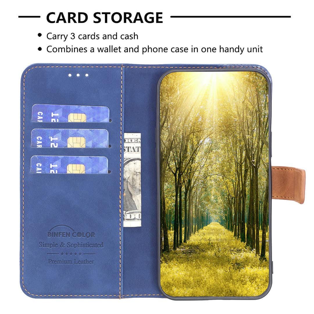 Aroepurt Case for Sony Xperia Z5 Premium Case Compatible with Sony Xperia Z5 Premium Phone Case Flip Stand Cover PU Leather BF11 Wallet Case Blue