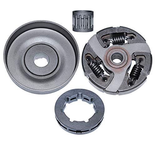 AUMEL Clutch Drum 3/8"-7T Sprocket Kit for Husqvarna 288 281 288XP 281XP 181 Chainsaw Replace 503625903,503701501