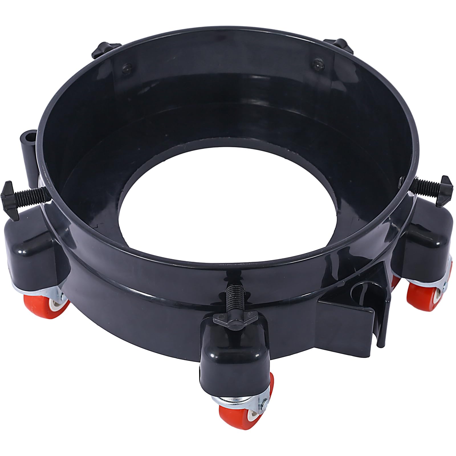 Ataucjin 5 Gallon Bucket Dolly with 5 Smooth-Rolling Swivel Casters Secure Locking Cart for Car Washing Detailing Smoother Maneuvering Have a Bottom