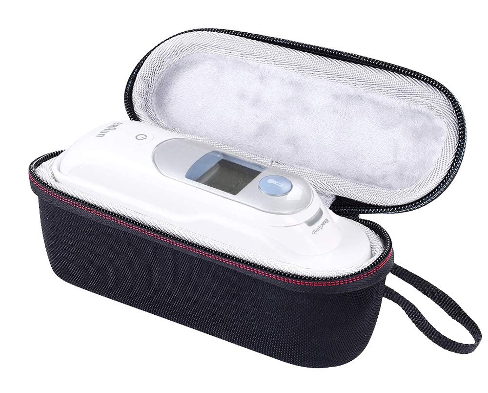 DailyU Thermometer Case - Fits for Braun Thermoscan 7 IRT6520 & Braun Digital Ear Thermometer ThermoScan 5 IRT6500 EVA Hard Case Travel Protective Carrying Storage Bag (CASE ONLY)